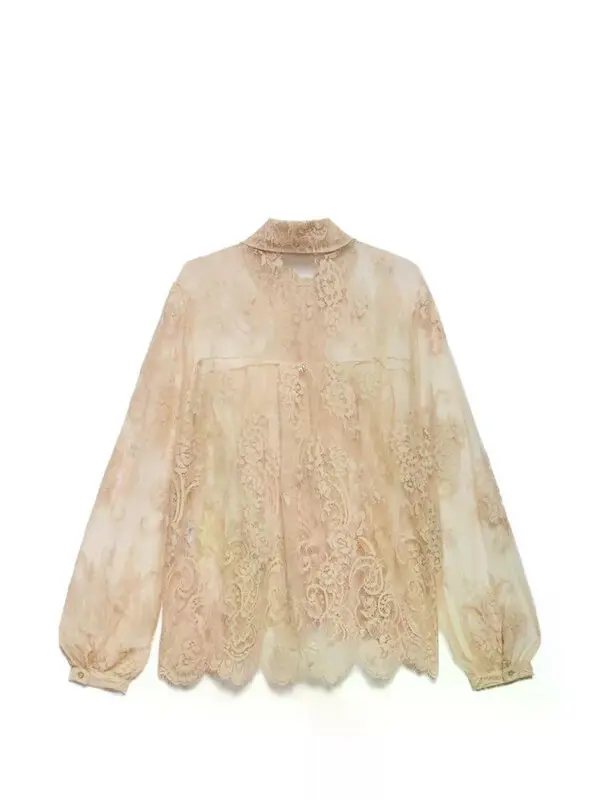 ANIYE BY Lace-detail Ruffled Shirt