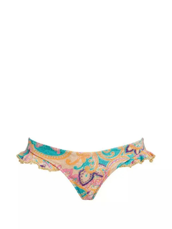DEL MAAR Printed Bikini Bottom - Neutrals