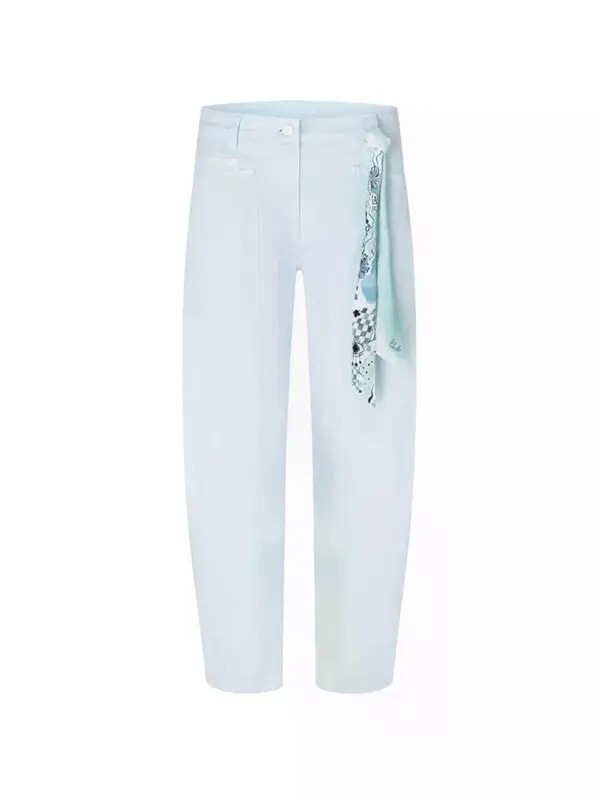 CAMBIO Scarf Detail Trousers - Blue