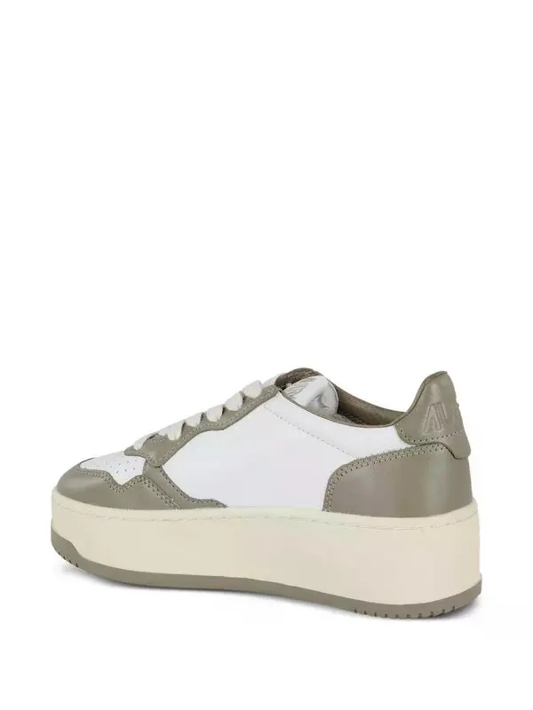 AUTRY Platform Heel Sneakers - White