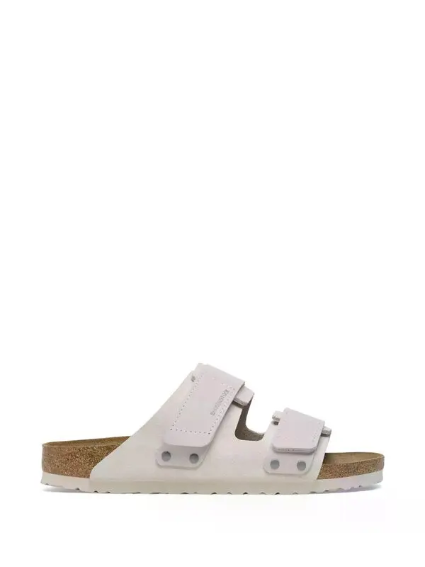 BIRKENSTOCK Uji Strap Suede Sandals - White