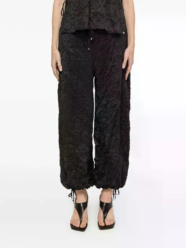NISSA Crinkle-effect Trousers