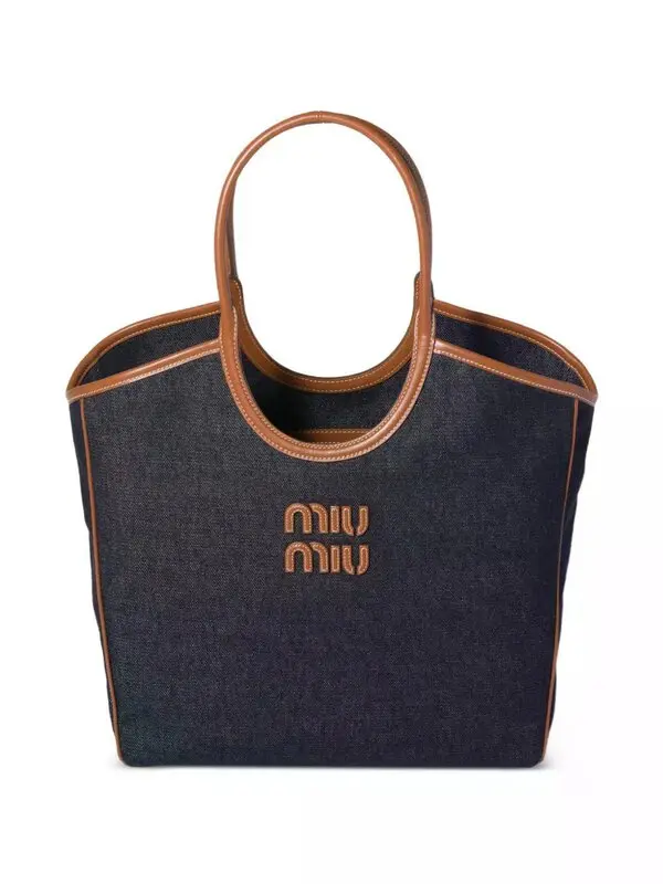 Miu Miu Ivy Denim Tote Bag