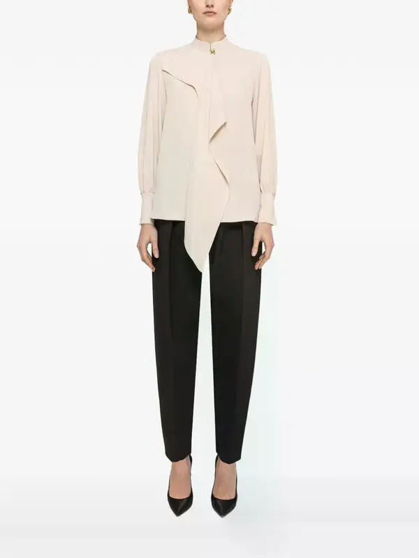 NISSA Chiffon Top - Neutrals