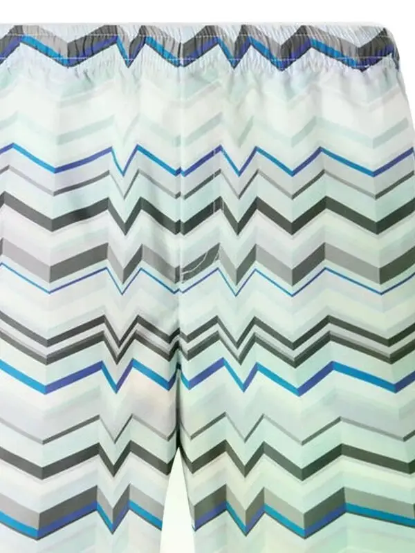 Missoni Chevron-pattern Drawstring Shorts