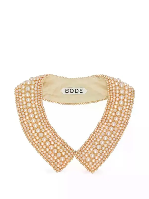 BODE Pearl Embellished Layered Choker - Neutrals