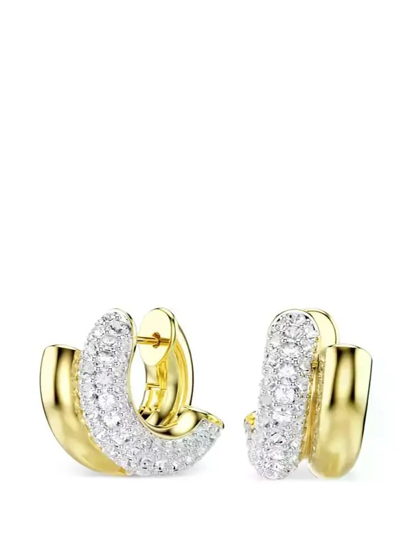 SWAROVSKI Dextera Hoop Earrings - Gold