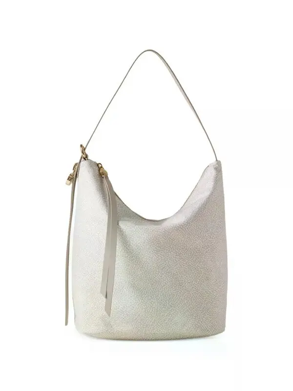 Borbonese Medium Prive Shoulder Bag - Neutrals