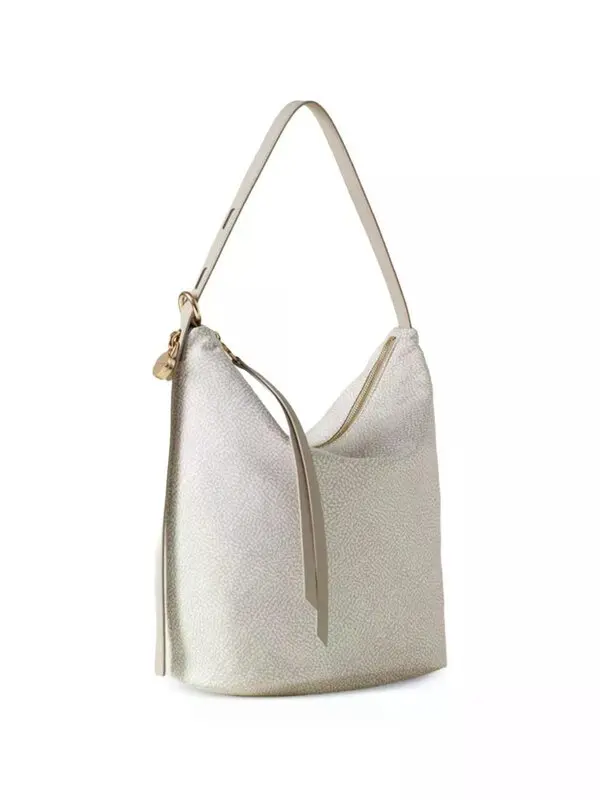 Borbonese Medium Prive Shoulder Bag - Neutrals