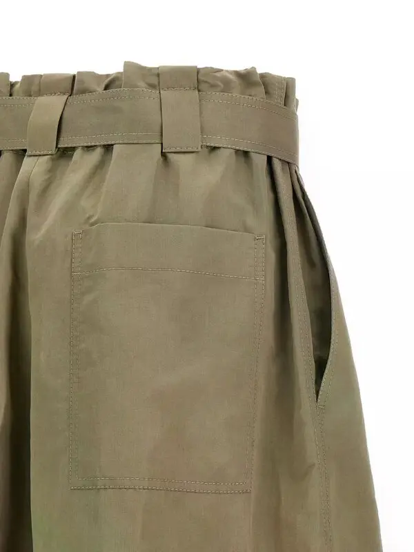 Brunello Cucinelli Belted Shorts - Green