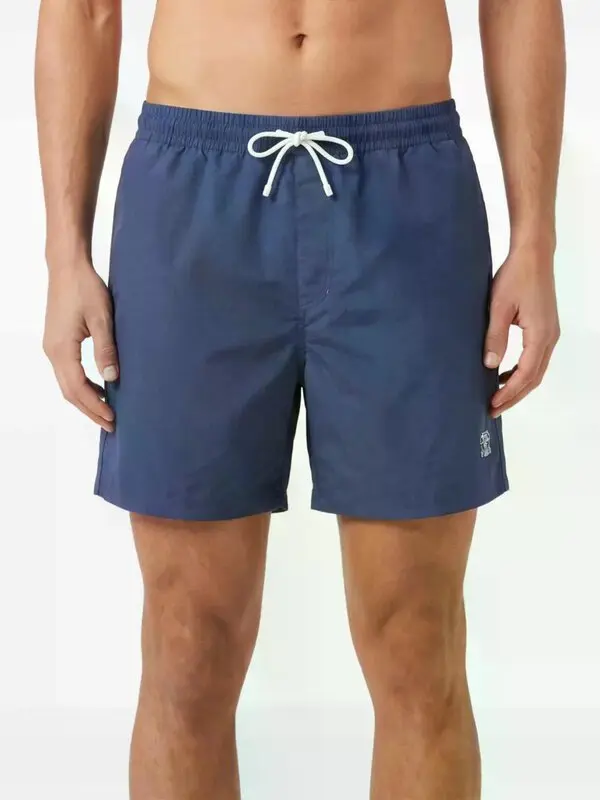 Brunello Cucinelli Logo Swim Shorts - Blue