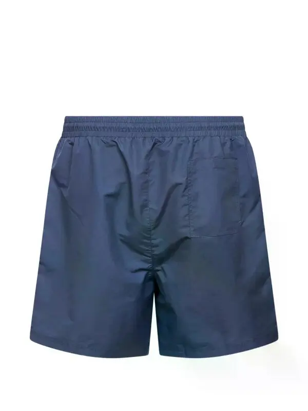 Brunello Cucinelli Logo Swim Shorts - Blue