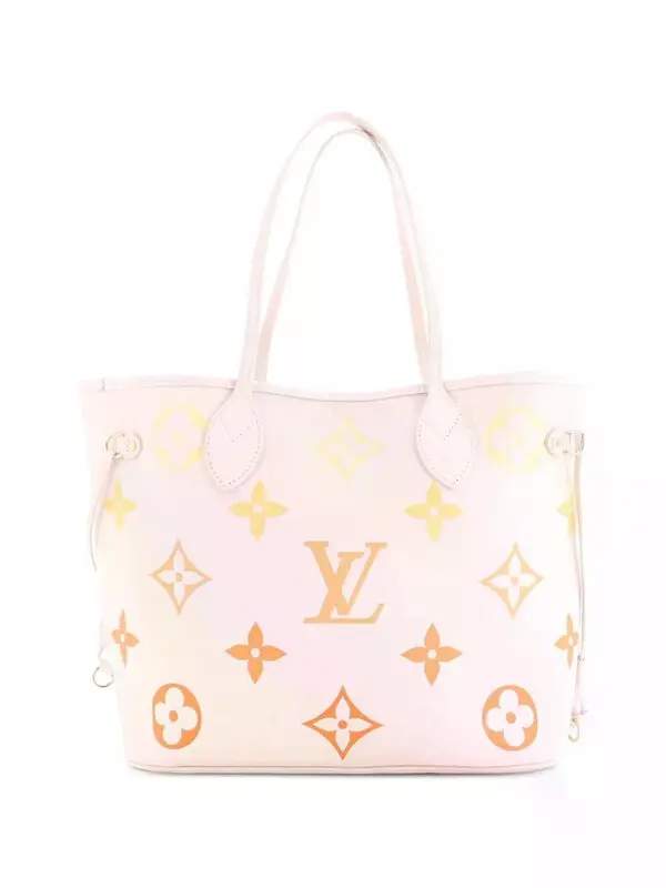 LOUIS VUITTON Neverfull Nm Degrade Monogram Empreinte Giant Mm Tote Bag - Neutrals