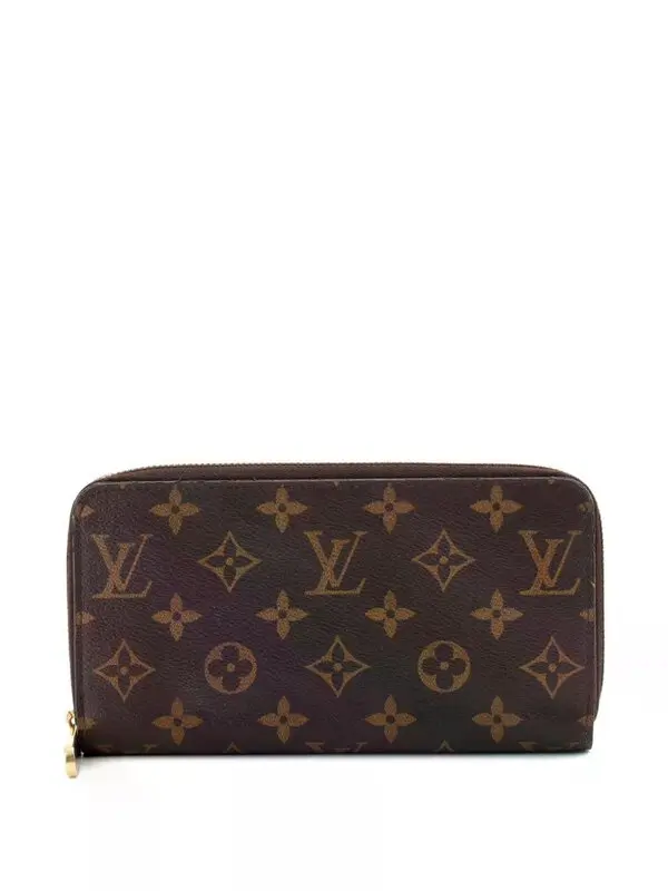 LOUIS VUITTON Zippy Wallet Monogram Canvas Small Wallets - Brown