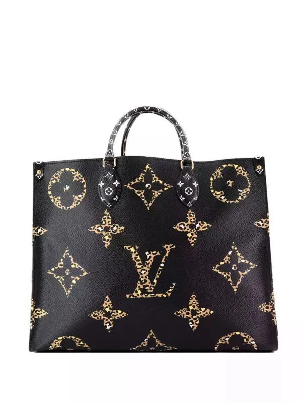 LOUIS VUITTON Onthego Limited Edition Jungle Monogram Giant Gm Tote Bag