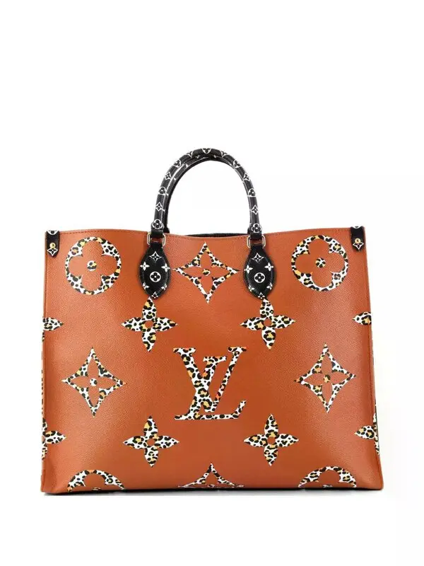 LOUIS VUITTON Onthego Limited Edition Jungle Monogram Giant Gm Tote Bag