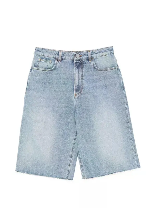 RÓHE Belt-loops Raw Hem Shorts