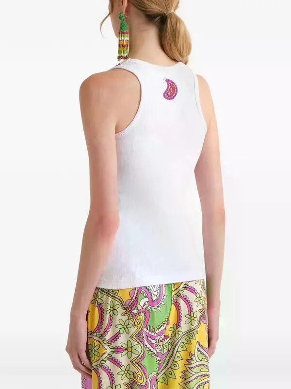 Malìparmi Embroidered Tank Top