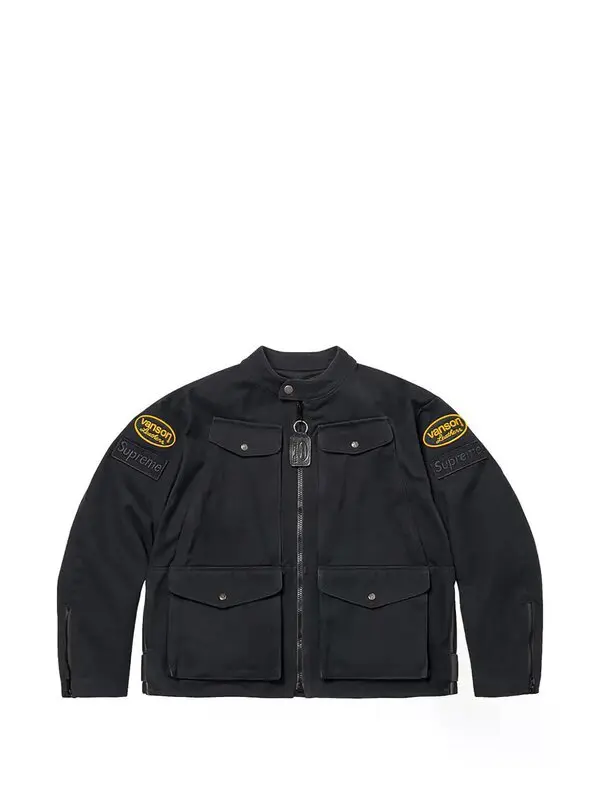 Supreme X Vanson Leathers Cordura Jacket - Black