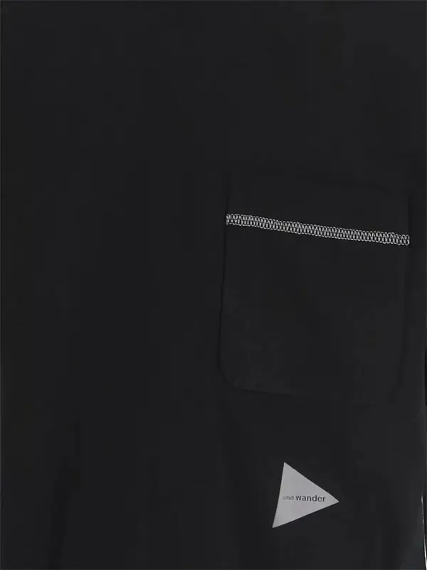 AND WANDER Short-sleeved Pocket T-shirt