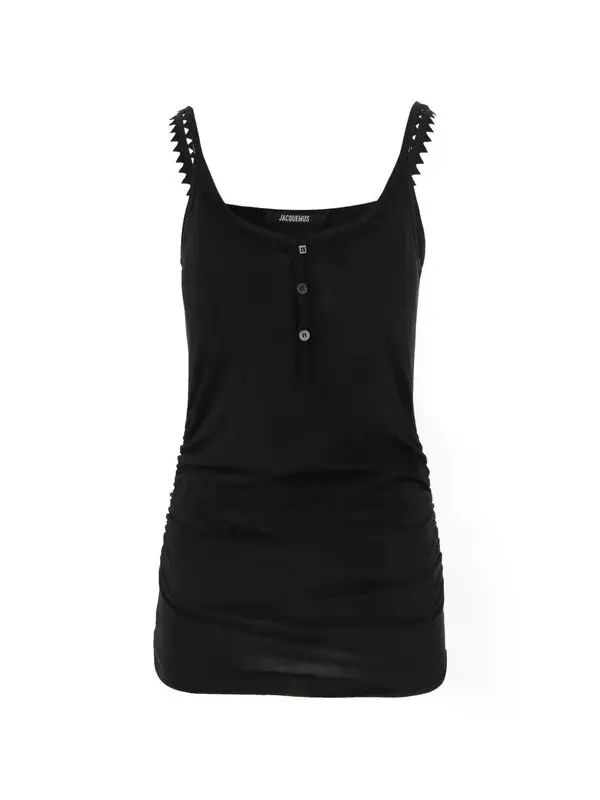 Jacquemus Le Debardeur Clavela Tank Top - Black