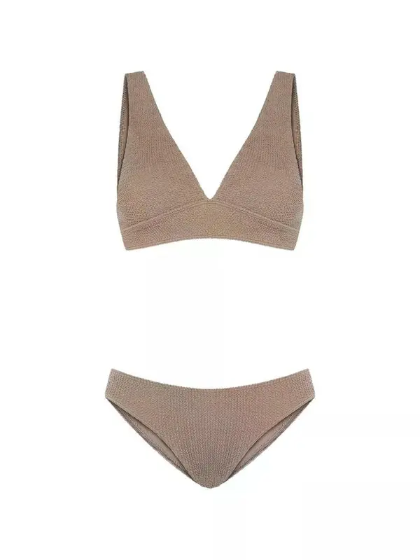 SORBET ISLAND V-neck Bikini - Brown