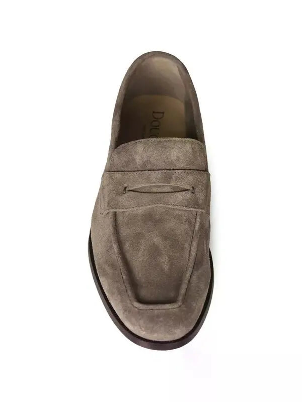 DOUCAL'S Suede Flat Loafers - Neutrals