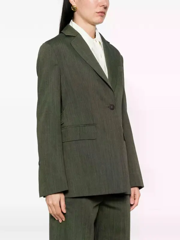 JOSEPH Maati Button Wool Jacket - Green