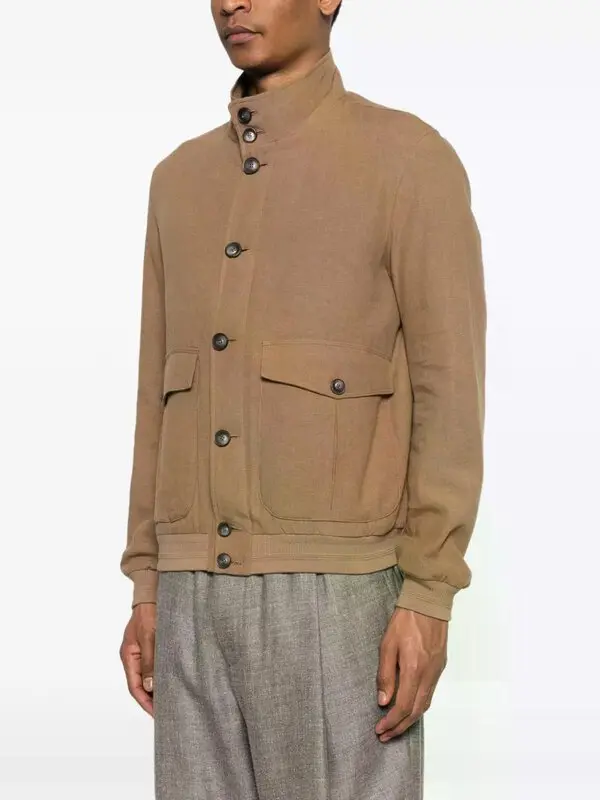 Herno Flap-pockets Bomber Jacket - Neutrals