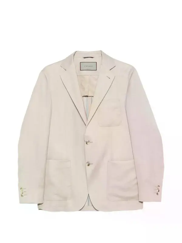 Canali Single-breasted Blazer - Neutrals