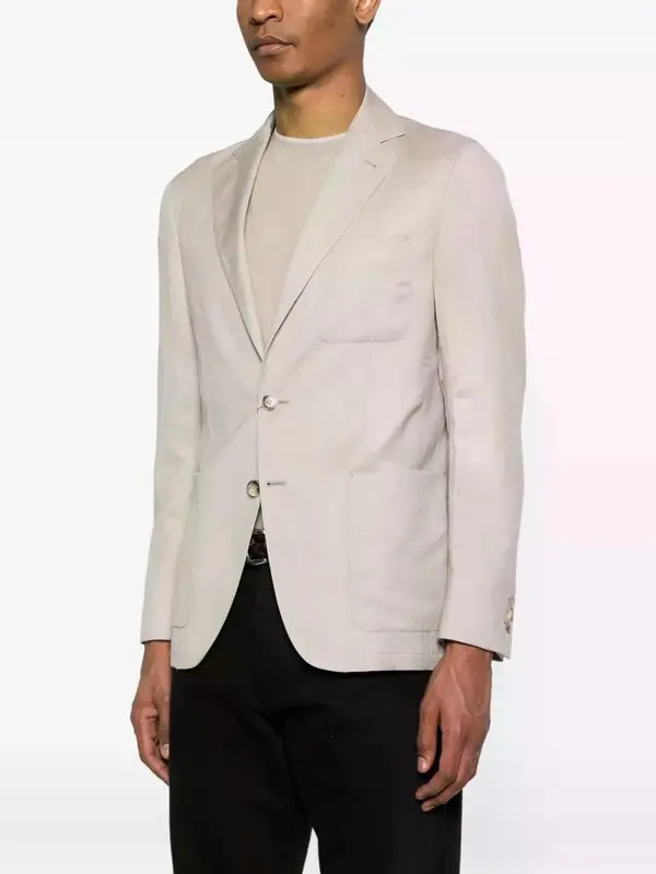 Canali Single-breasted Blazer - Neutrals