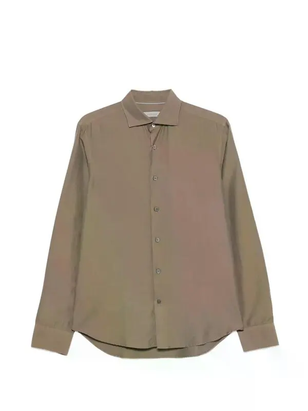 Canali Buttoned Shirt - Brown