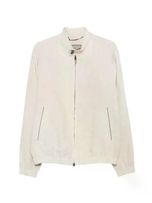 Canali Zip-up Jacket - Neutrals