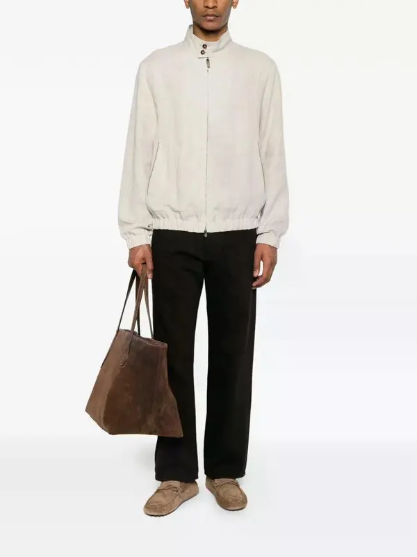Canali Zip-up Jacket - Neutrals