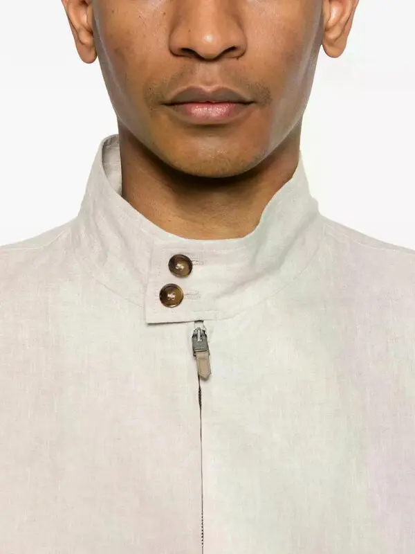 Canali Zip-up Jacket - Neutrals