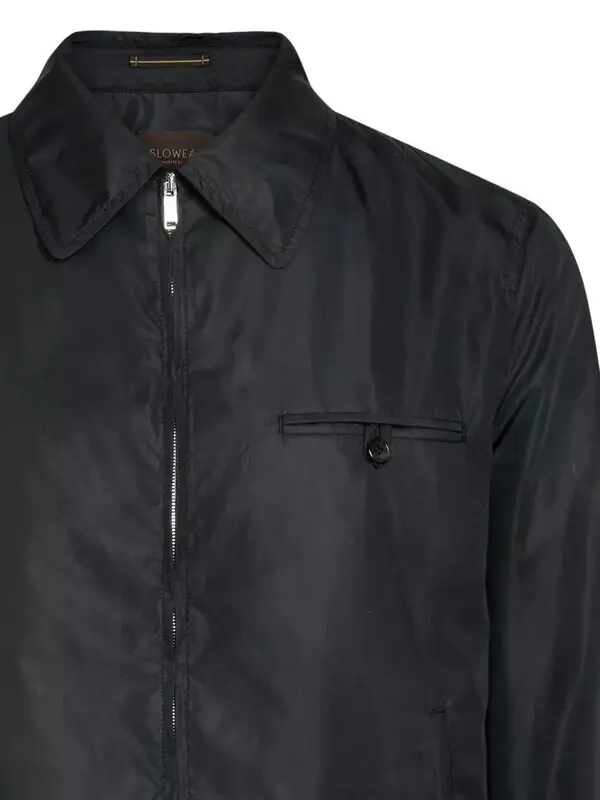 SLOWEAR Zip-fastening Bomber Jacket
