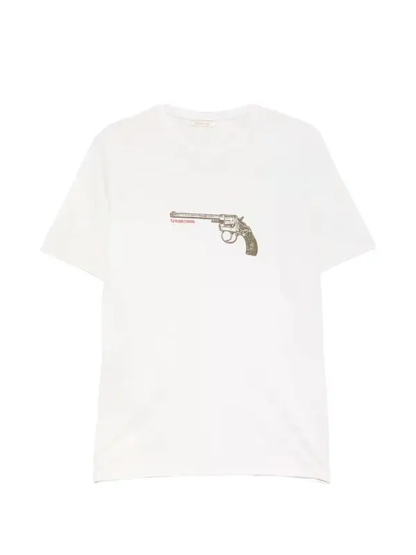TRAMAROSSA Gun-graphic T-shirt - Neutrals