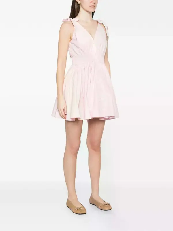 Maje Cotton Flared Mini Dress