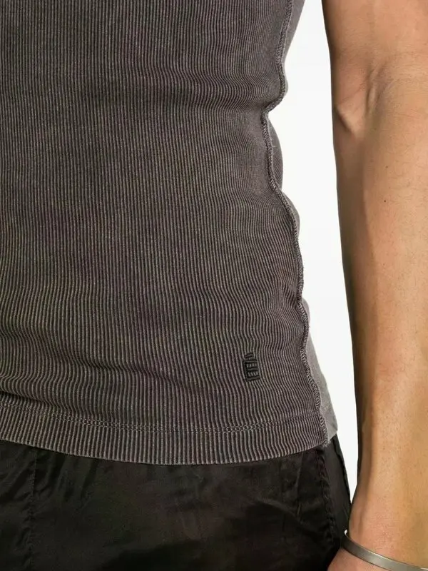 Études Studio Ribbed Tank Top - Black