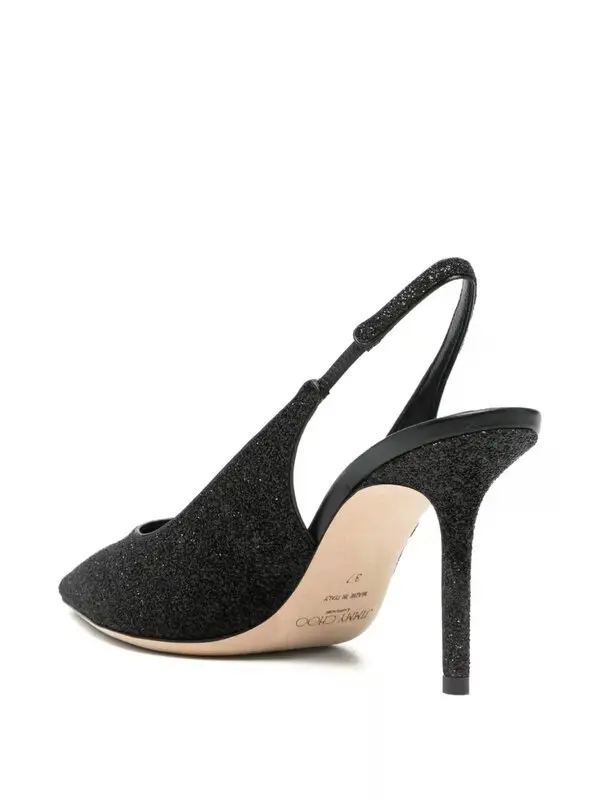JIMMY CHOO Love Pointed Slingback Pumps - Black