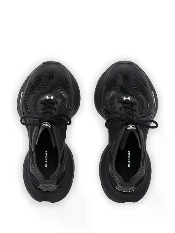 Balenciaga Circuit Platform Lace-up Sneakers - Black