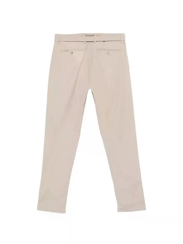Canali Belted Trousers - Neutrals