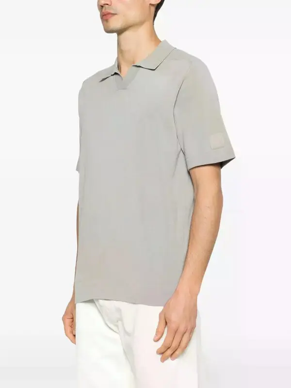 C.P. COMPANY Split-neck Knit Top