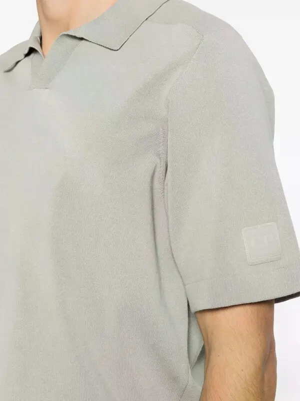 C.P. COMPANY Split-neck Knit Top
