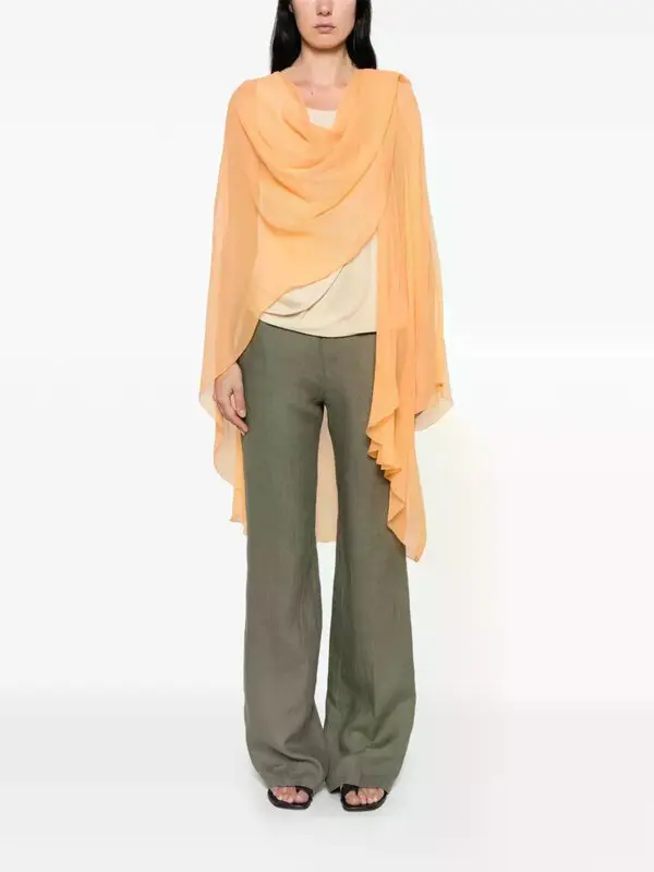 Ermanno Scervino Ruffled Cape