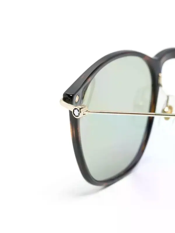 Montblanc Logo-plaque Sunglasses