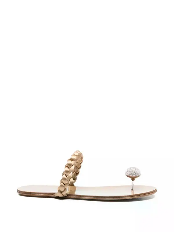 PEDRO GARCIA Pipa Braided-strap Flat Sandals