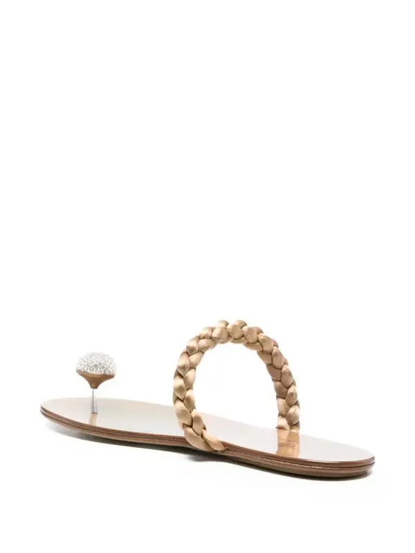 PEDRO GARCIA Pipa Braided-strap Flat Sandals