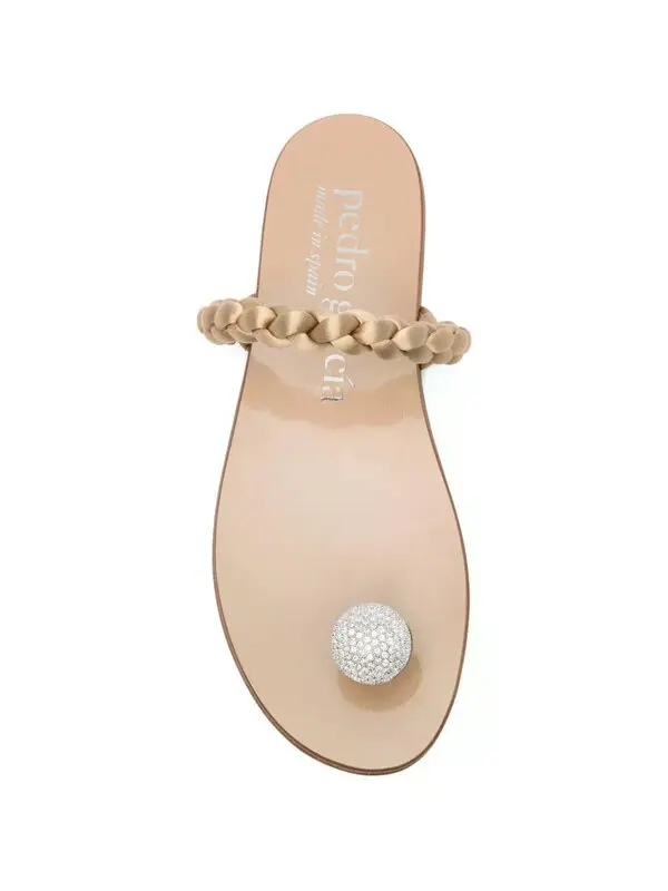 PEDRO GARCIA Pipa Braided-strap Flat Sandals