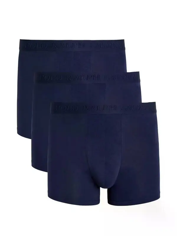 Polo Ralph Lauren Logo-waistband Boxers - Blue
